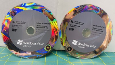 Genuine Microsoft Windows Vista Ultimate Full Version 32 Bit & 64 Bit ...