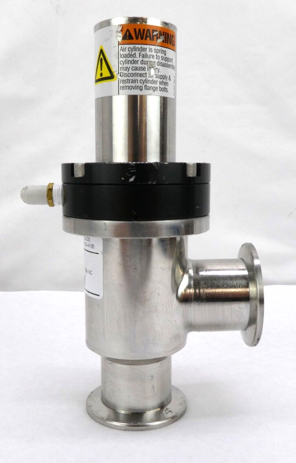 Nor-Cal Products 3870-01919 Pneumatic Angle Valve NW40 AMAT Working ...
