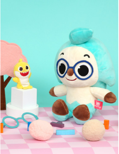 NEW Pinkfong Hogi Plush Doll 30cm Soft Cute Baby Kids Korean Animation ...