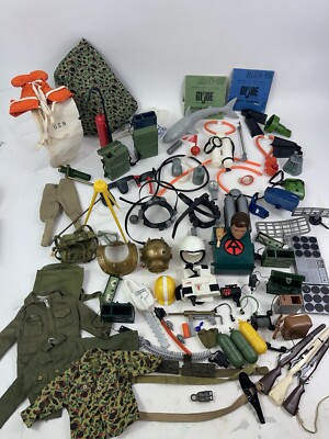ORIGINAL VINTAGE 1960s-1970s 12" Weapons Accessories Massive Lot ALL ...