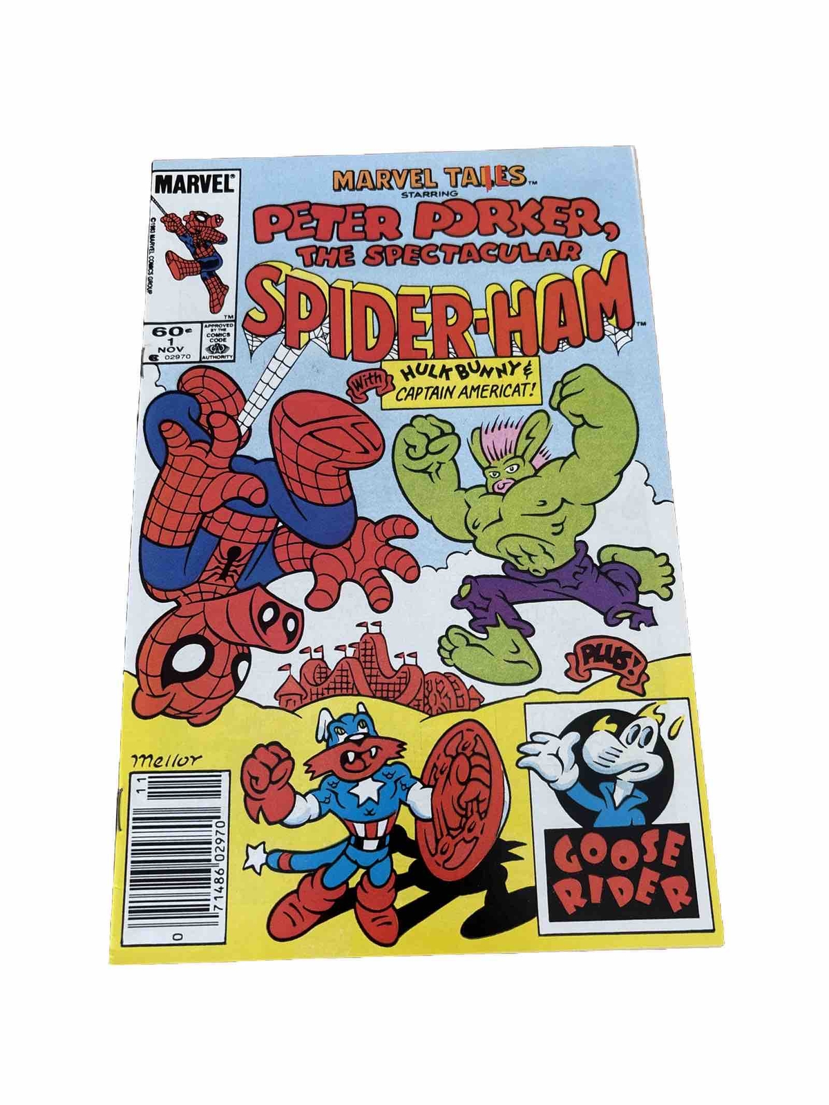 Marvel Tails Starring Peter Porker #1 App Spider-Ham 1983 Newsstand ...