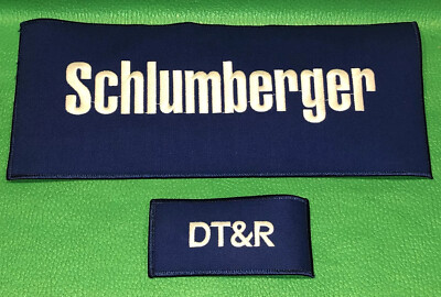 Lot Of 2 SCHLUMBERGER DT&R Oil Oilfield Patch | eBay