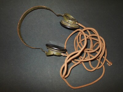 WW2 German Luftwaffe Dfh.a Wehrmacht Kopfhörer - RADIO HEADSET ...