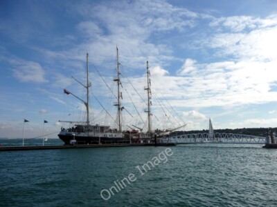 Photo 6x4 Tall Ship, Cowes Harbour, Isle of Wight I think this ship was ...