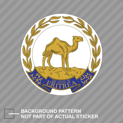 Eritrean Emblem Sticker Decal Vinyl Eritrea flag ERI ER | eBay