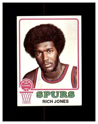 1973-74 TOPPS BASKETBALL CARD DALLAS SPURS ABA #215 RICH JONES NR.MT ...