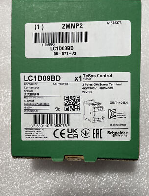LC1D09BD. 24VDC. CONTACTOR. SCHNEIDER | eBay