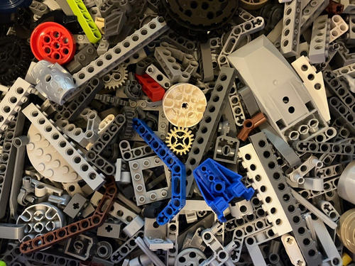 LEGO Technic Random Pieces, Rods, Beams, and More! Random Colors! 50 ...