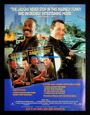 Showtime Warner Bros 2002 Eddie Murphy Trade Print Magazine Ad Poster ...