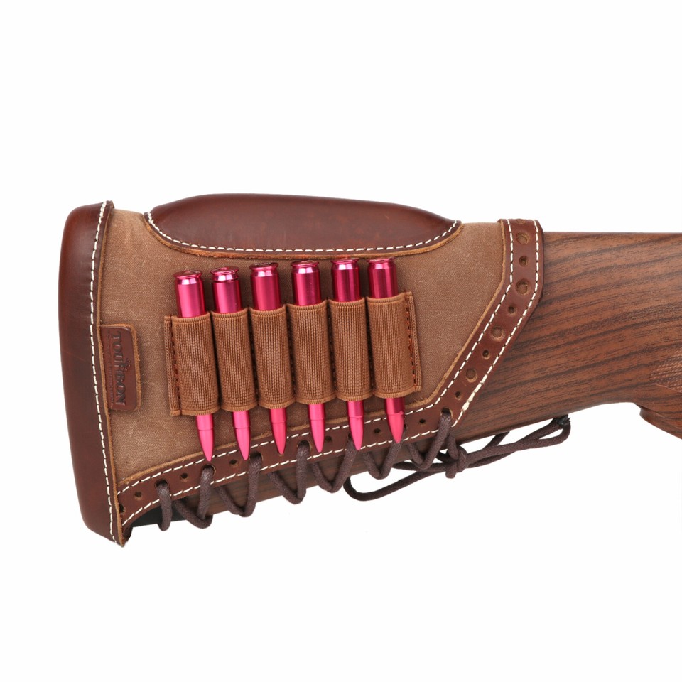 TOURBON Recoil Pad Rifle Cheek Rest Riser Gun Ammo Holder Buttstock ...