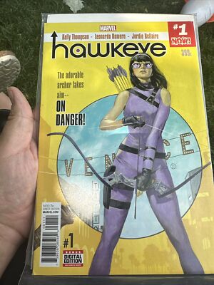 HAWKEYE #1 (2016, Marvel) Kelly Thompson 1st Print 1st Kate Bishop Solo ...