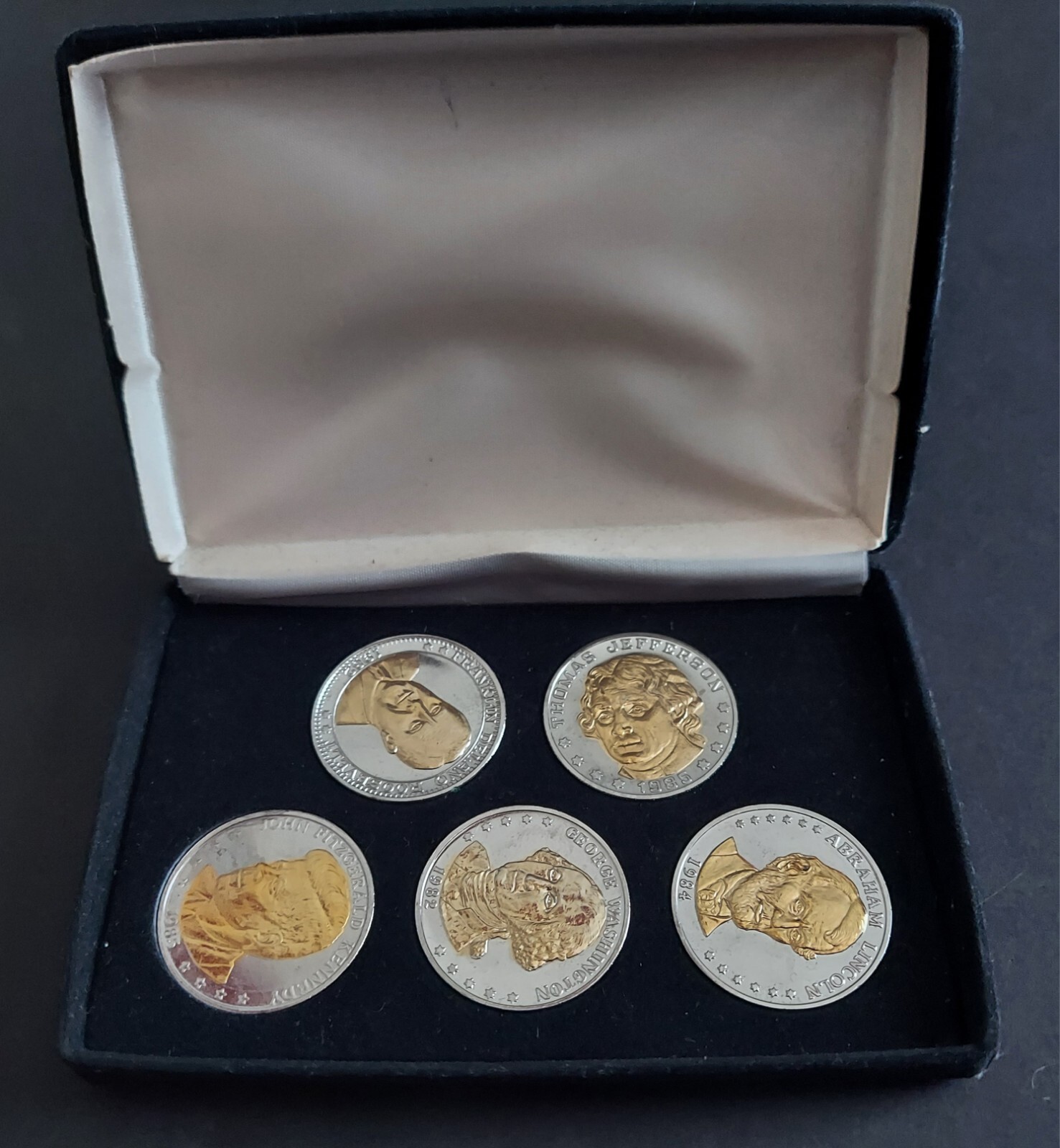 Great American Presidents Coins National Historic Mint Silver & Gold ...