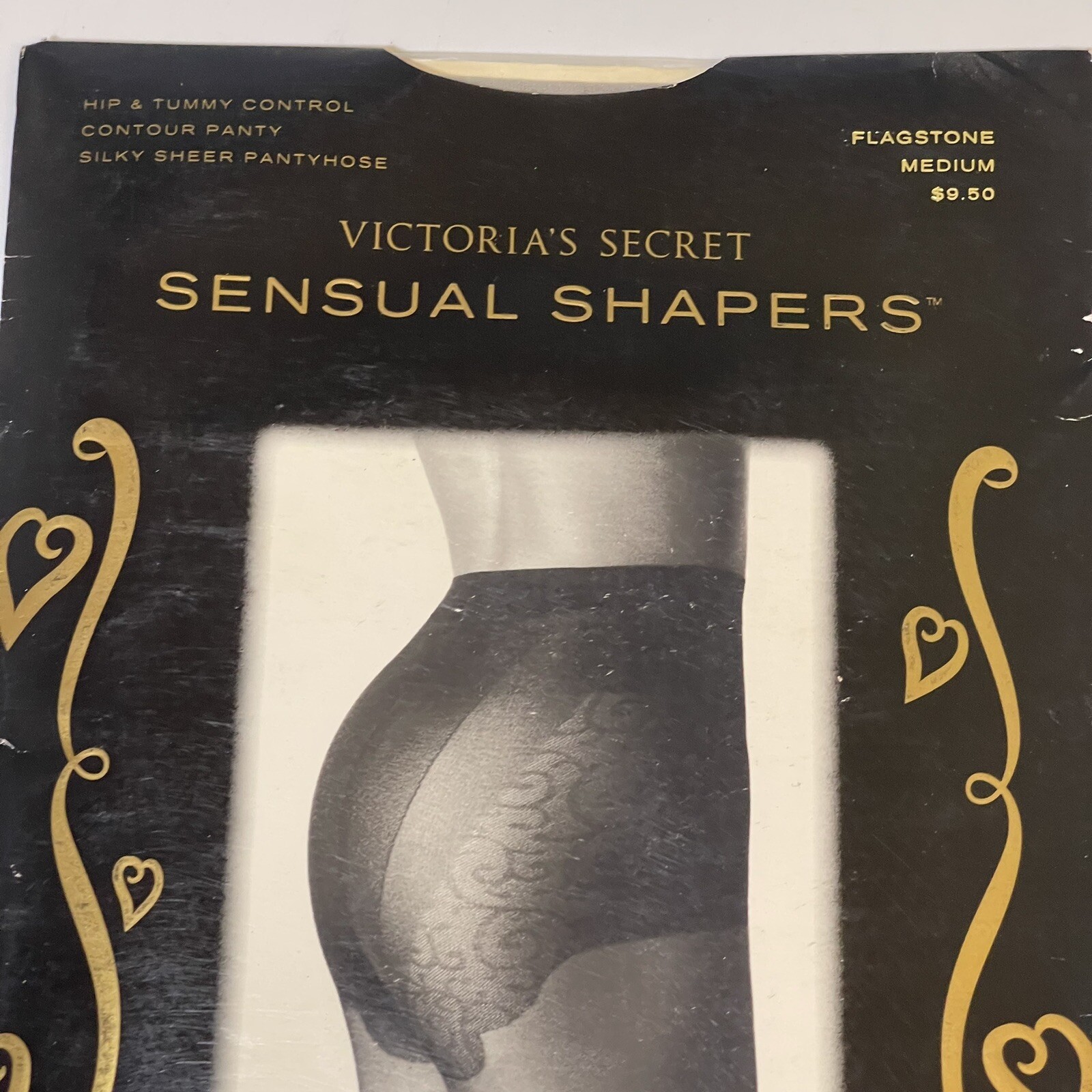 Victoria Secret Sensual Shapers Contour Panty Sheer Pantyhose Flagstone ...