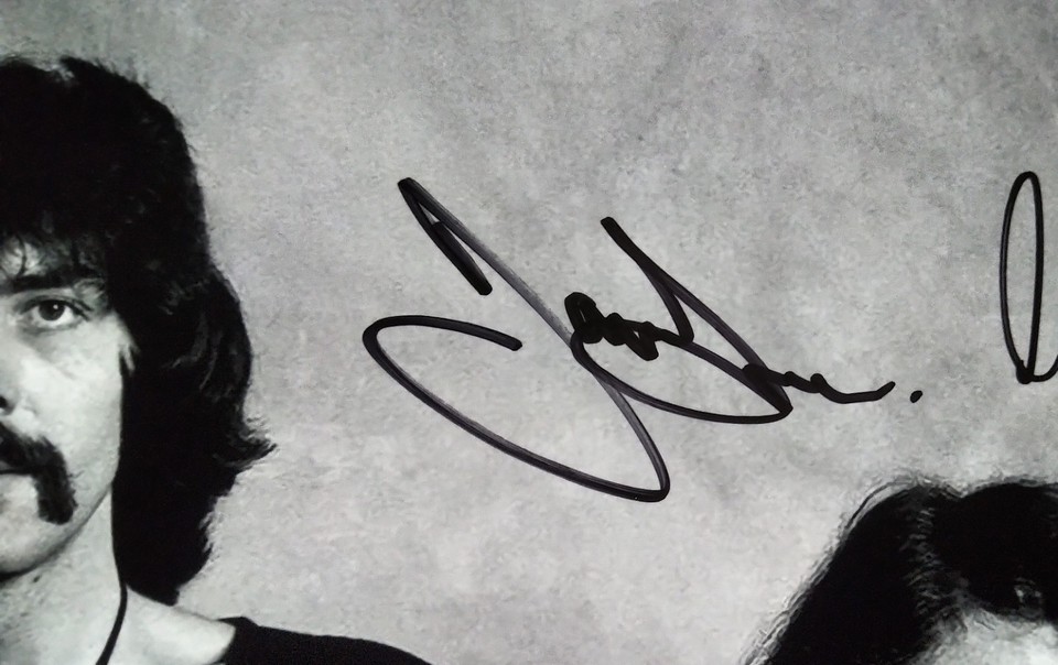 Black Sabbath Hand Signed Autograph 11x14 Photo COA Ozzy Osbourne ...