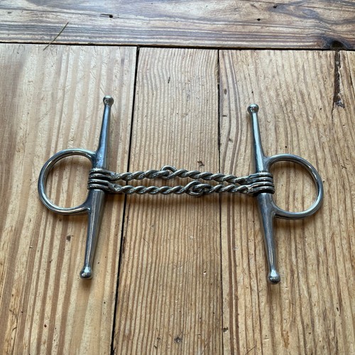 Double Twisted Wire Full Cheek Horse Pony Bit 5” | eBay