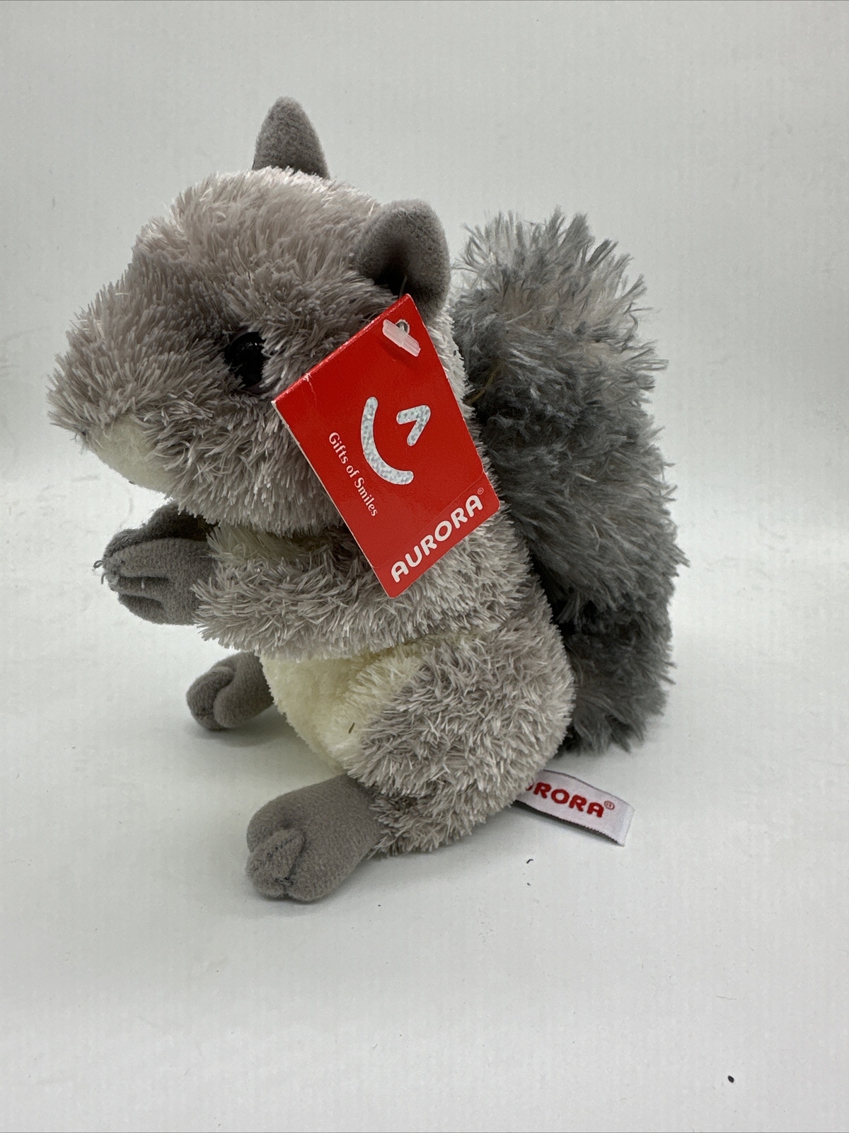 Aurora Nutty The Squirrel Mini Flopsie #30532 Stuffed Animal Toy | eBay