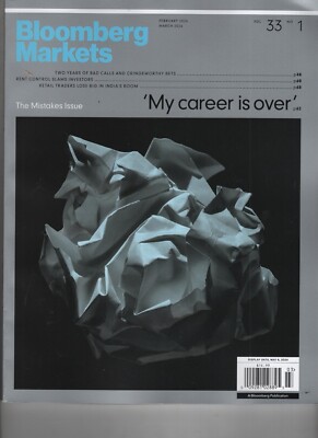 THE MISTAKES ISSUE BLOOMBERG MARKETS MAGAZINE FEB MAR 2024 | eBay