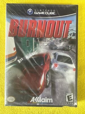 Burnout (Nintendo GameCube, 2002) Brand New Factory Sealed Black Label ...