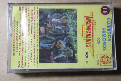 LOS INCOMPARABLES DE TIJUANA 16 CORRIDOS FAMOSOS ULTRA RARE NEW SEALED ...