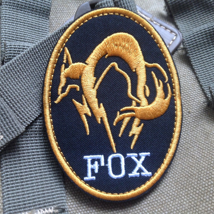 USA ARMY HOOK PATCHES MGS FOX Special Forces 3D EMBROIDERY Patch | eBay