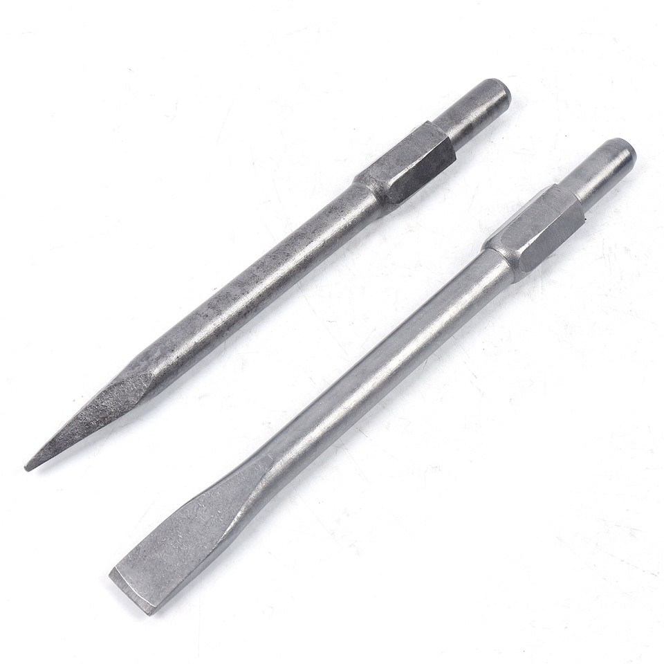 52cc Demolition Jack Hammer Concrete Breaker Drill w/ 2 Chisel Gas ...