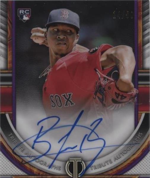 2023 Topps Tribute - Tribute Autographs Brayan Bello #TA-BBE Purple /50 ...