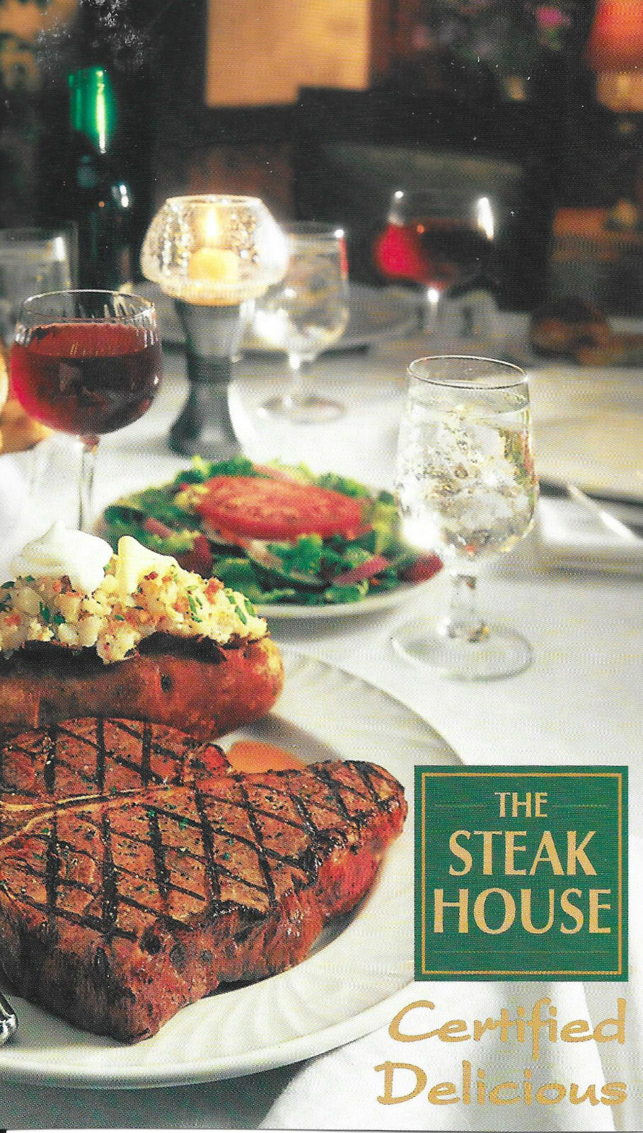 POSTCARD POST CARD RENO HILLTON UNUSED 4X7 THE STEAK HOUSE RESTAURANT ...