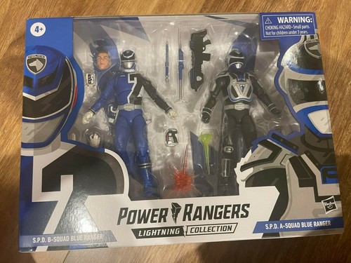 Power Rangers Lightning Collection SPD B-Squad Blue & A-Squad blue 6 ...