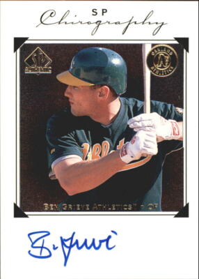 1998 SP Authentic Chirography #BG Ben Grieve Auto - NM-MT | eBay