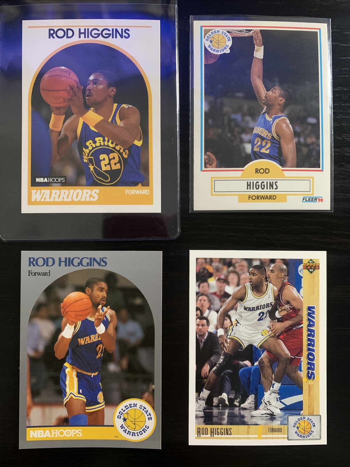 1989-90 NBA Hoops Rod Higgins #209 1990-91 Feet 1991 Upper Deck GS ...