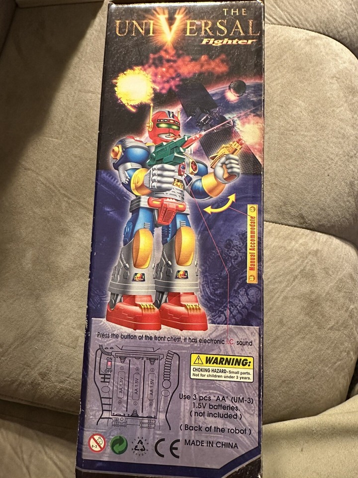 Rare Vintage The Universal Fighter FY Super Robot Feng Yuan Toy In Box ...