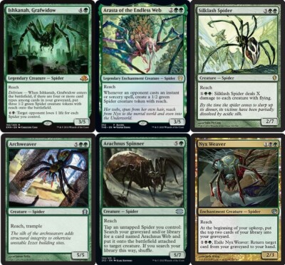 Custom Commander Deck - Ishkanah Grafwidow - Spiders - EDH MTG Magic ...