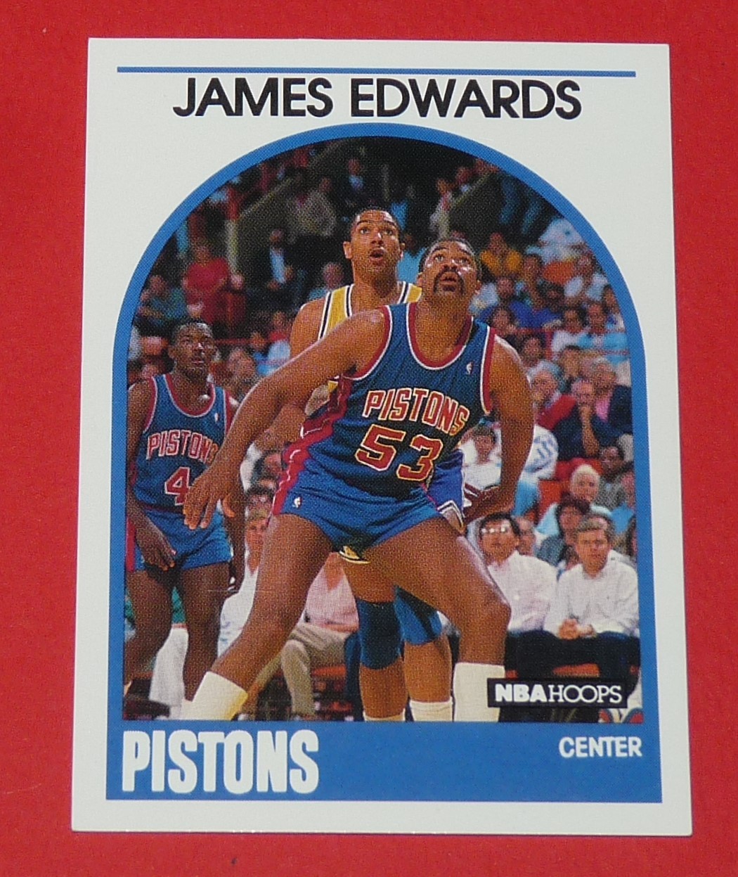 # 284 JAMES EDWARDS DETROIT PISTONS 1989 NBA HOOPS BASKETBALL CARD | eBay