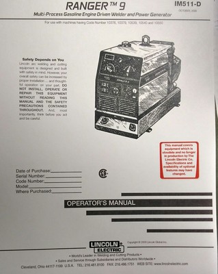 Welders - Onan Engine