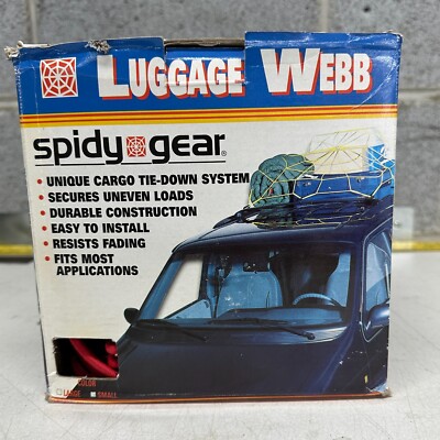NOS Spidy Gear Luggage Webb Small Red Cargo Tie-Down Vintage 80122-06 ...