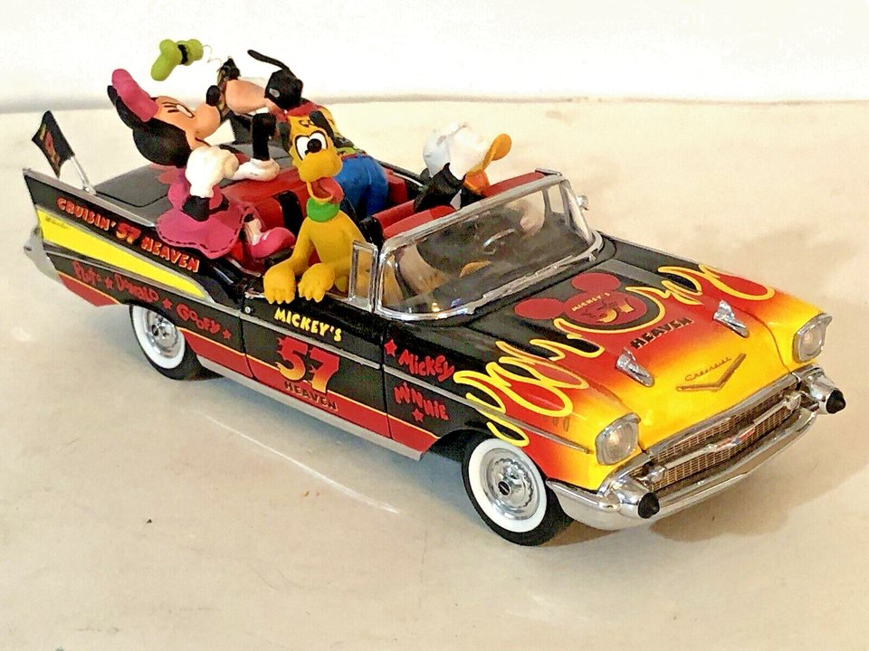 Danbury Mint 1957 Chevrolet Bel Air Convertible - Disney Mickey Mouse ...