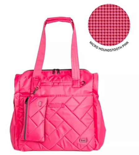 POWERFUL PINK LUG QUILTED WEEKENDER BAG & TRAVEL POUCH-SAUNTER | eBay