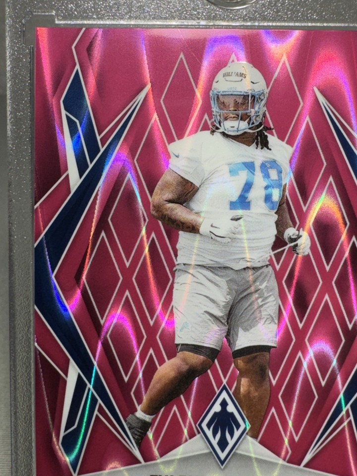 2025 Phoenix Pink 17/75 Rookie Tyleik Williams Detroit Lions #230 RC | eBay