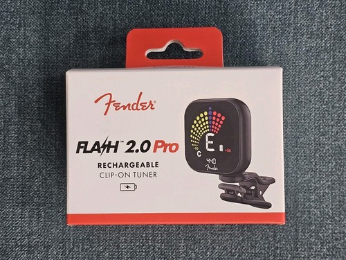 Fender Flash 2.0 Pro Rechargeable Clip-On Tuner - Black | eBay