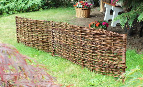 Woven Willow Border Edging 60cm Height | eBay UK