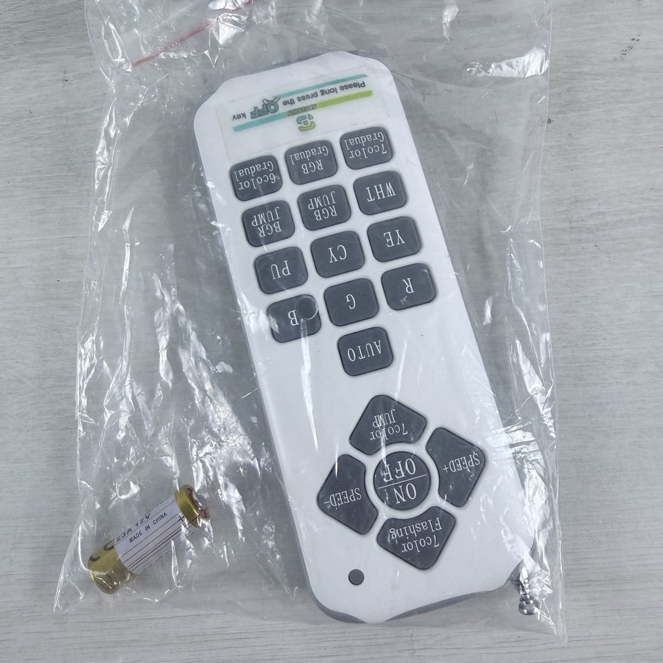 10 inch LED RGBW Pool Light Bulb with Remote Control Untested (NO Ext ...