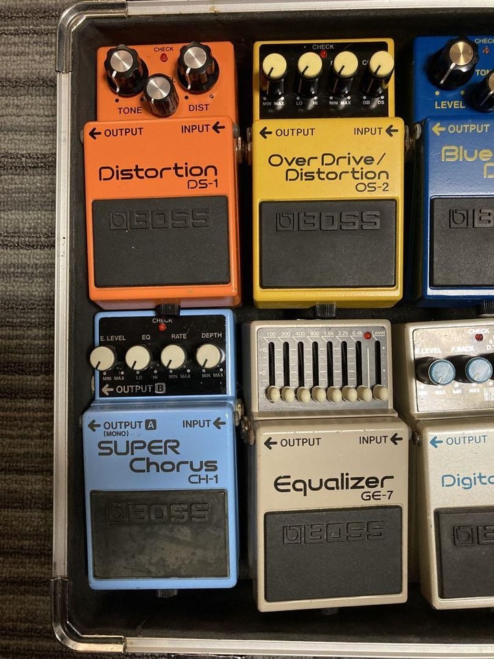 BOSS Compact Guitar Effects Pedal Set Overdrive Distortion Chorus Japan ...