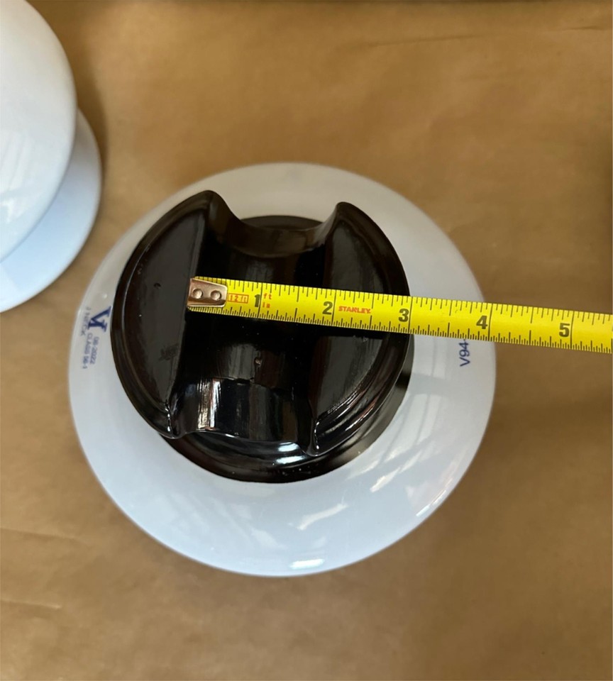 3 Pack Victor Insulator Porcelain Pin Type J Neck High Voltage Class 56 ...