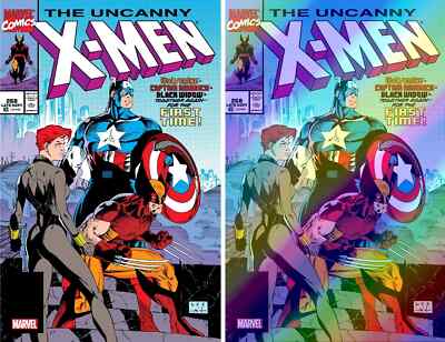 UNCANNY X-MEN #268 (FACSIMILE EDITION)(JIM LEE TRADE/FOIL VARIANT SET ...