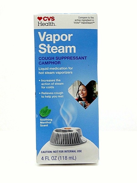 Vapor Steam Cough Suppressant Menthol Scent CVS Health 4 FL Oz Exp 12/ ...