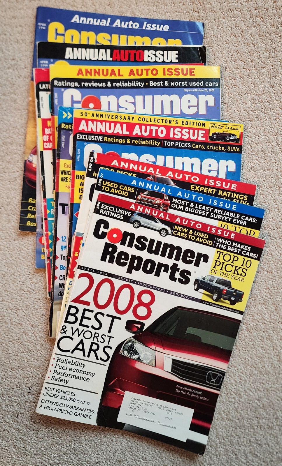 Consumer Reports car / auto magazine HUGE LOT | eBay