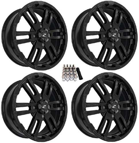 Super UTV Healy UTV Wheels/Rims Black 20" Polaris RZR Turbo S / RS1 (4 ...