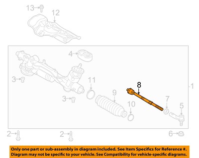 VW VOLKSWAGEN OEM 2018 Tiguan Steering Gear-Inner Tie Rod End 5Q0423810 ...