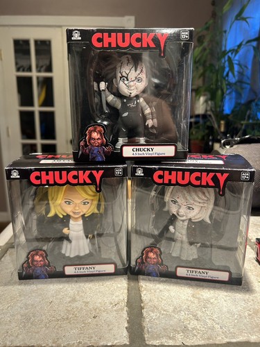 🔥Exclusive Culturefly Chucky Child’s Play Movie & Tiffany 4.5” Vinyl ...