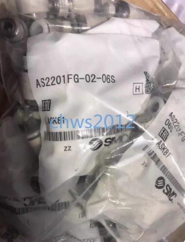 1 PCS NEW SMC gas connector AS2201FG-02-06S throttle regulating valve ...